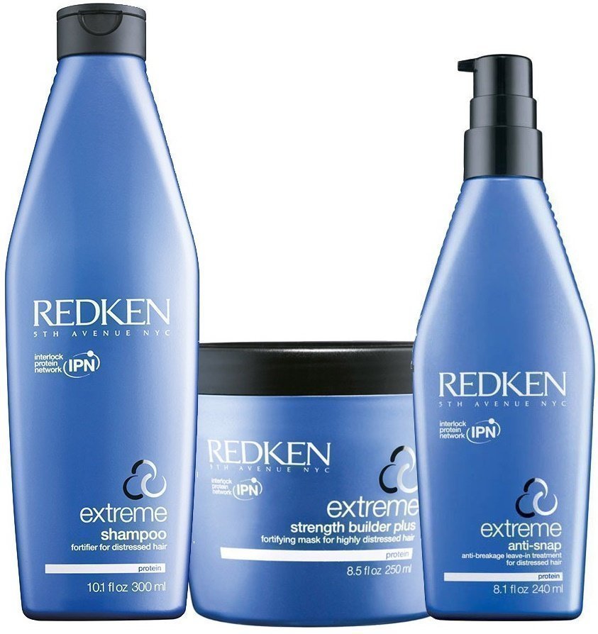 Redken Kit Extreme Shampoo + Maschera + Anti-Snap | Ristrutturante